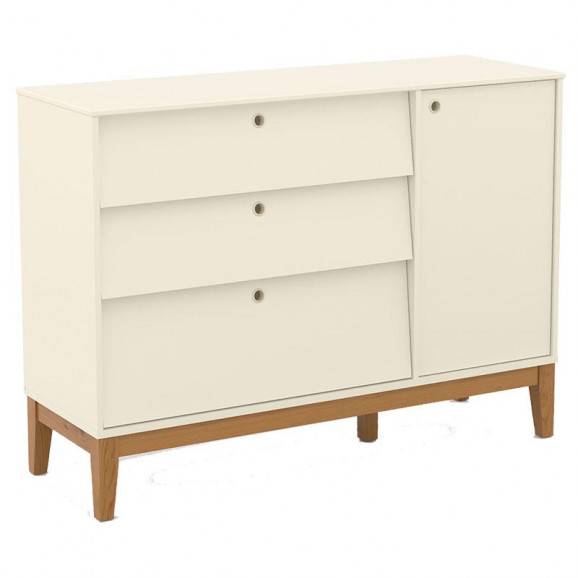 Cômoda Sapateira Unique Off White Eco Wood - Matic